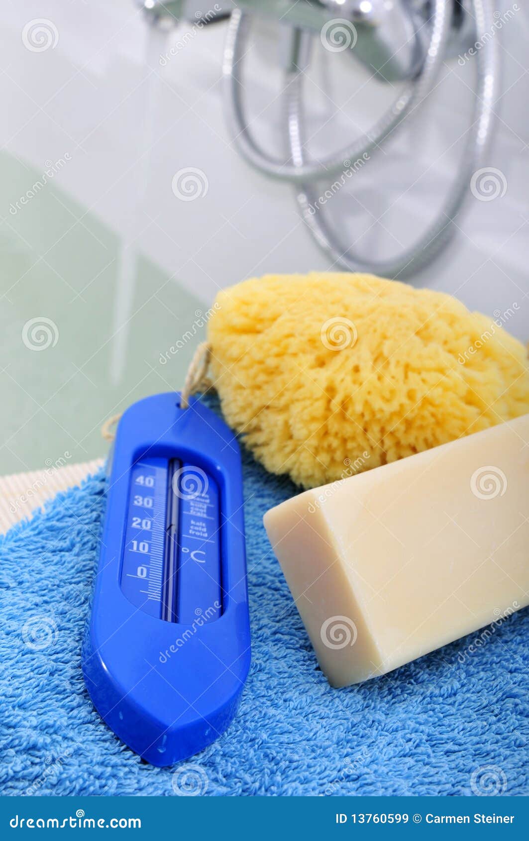 Bathroom spa items stock image. Image of jacuzzi, soap - 13760599