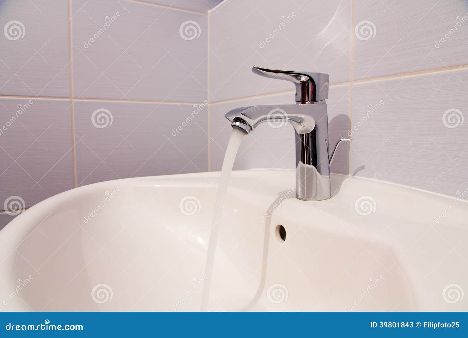 Bathroom tab stock image. Image of cold, polished, basins - 39801843