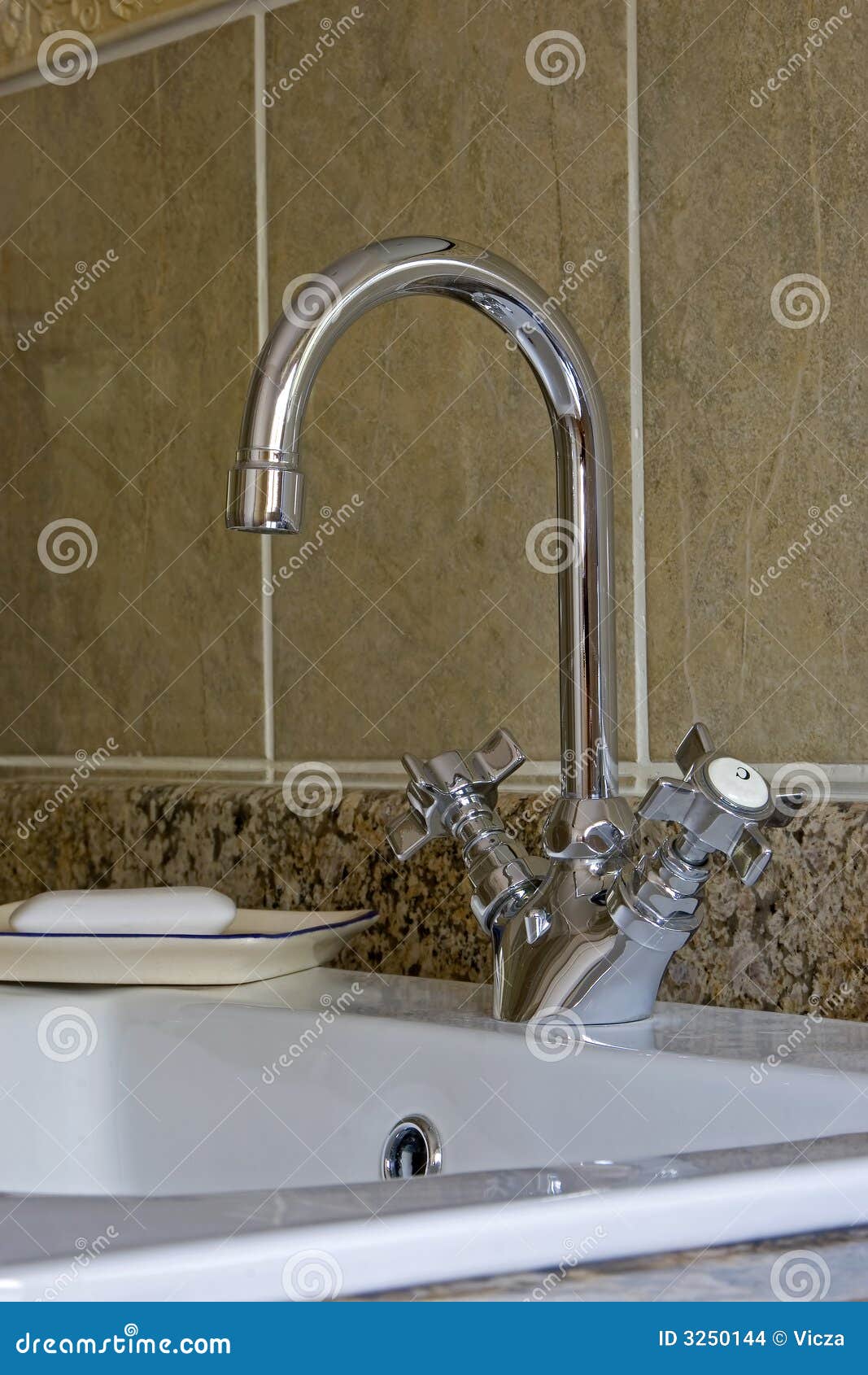 Bathroom tap and soap stock photo. Image of drip, faucet - 3250144