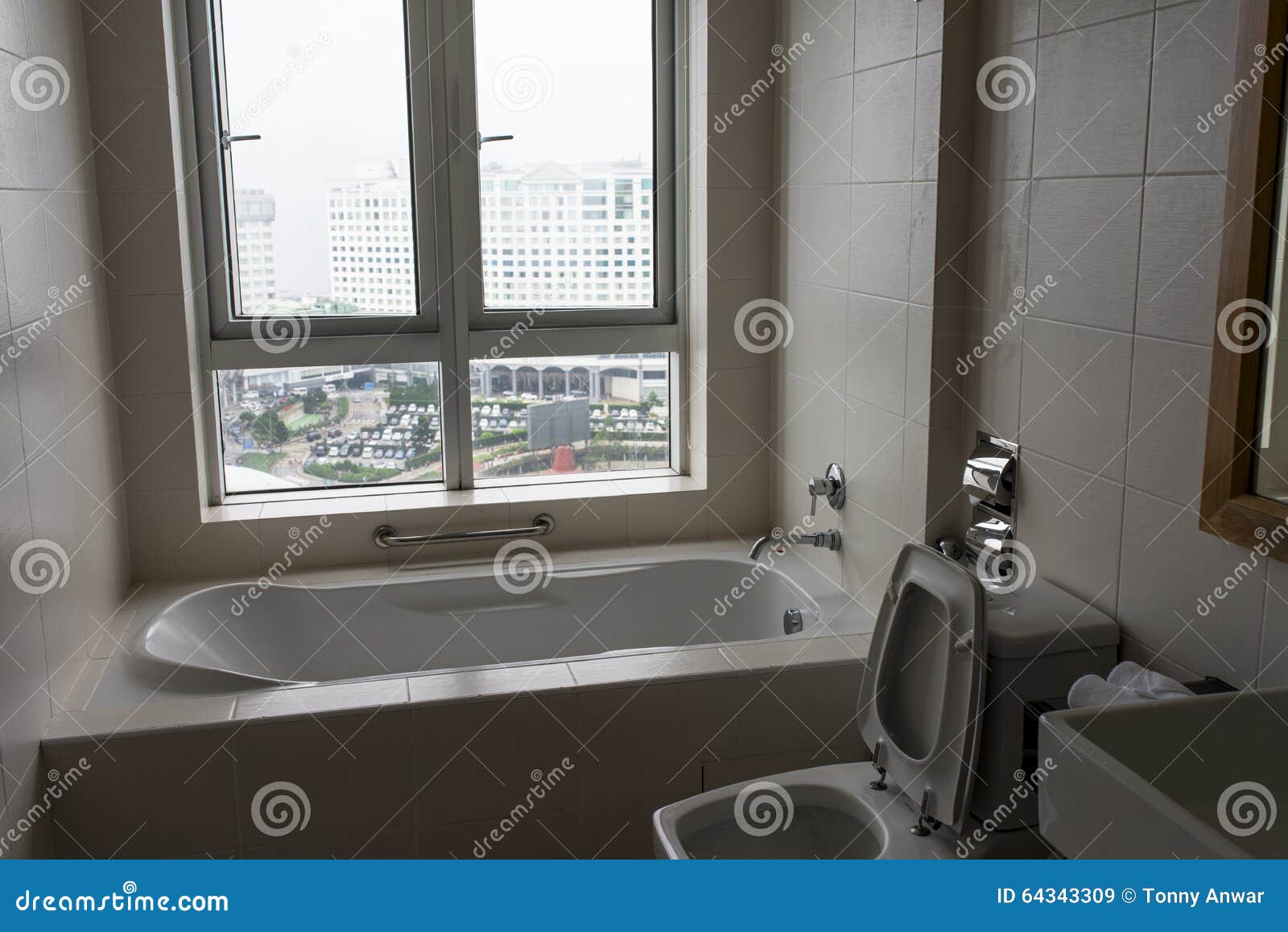 Bathroom View stock image. Image of view, outside, clean - 64343309