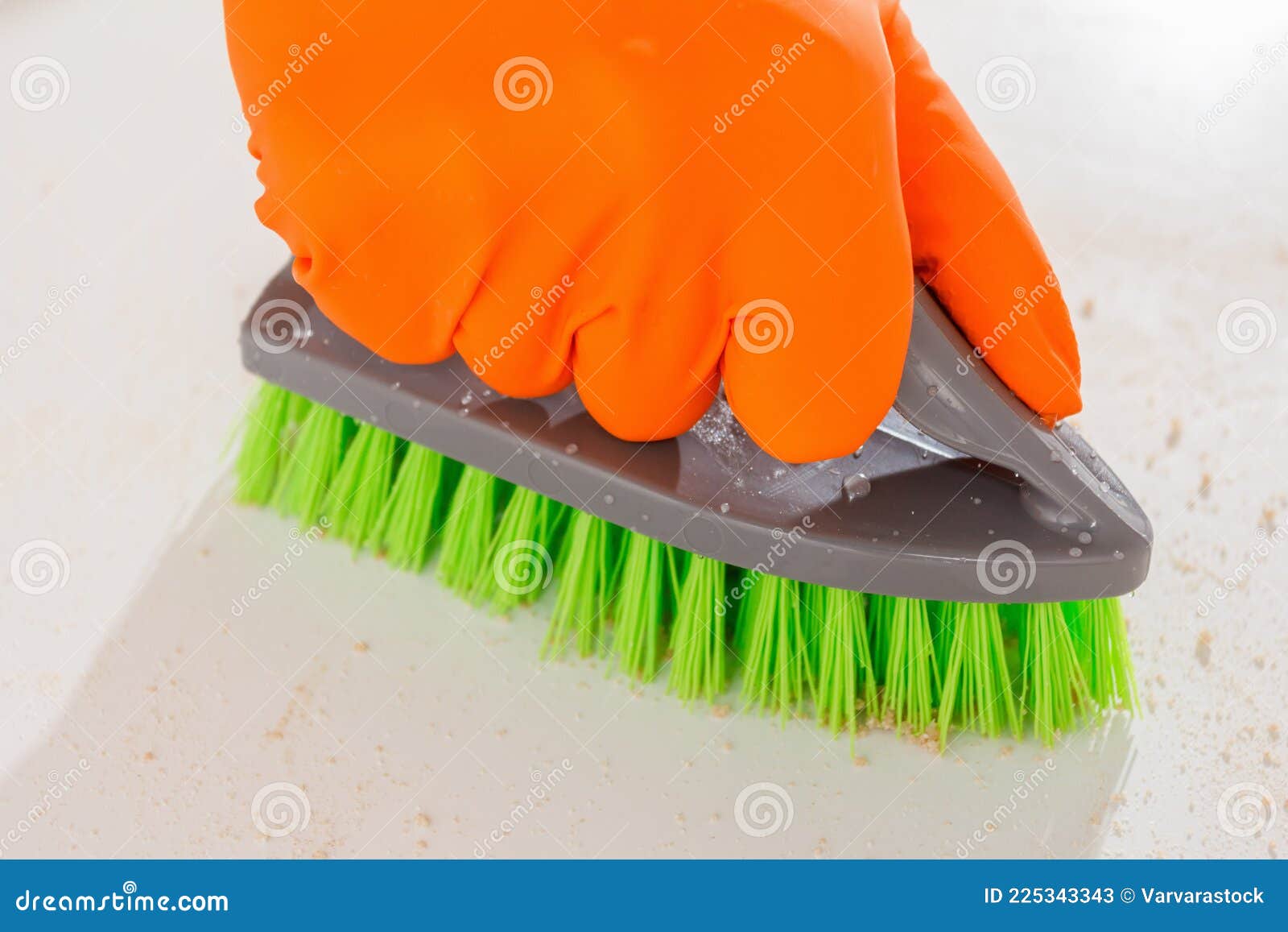 Bathroom Wall Dirty Hygiene Human. Scrubbing Tile Stock Image - Image ...