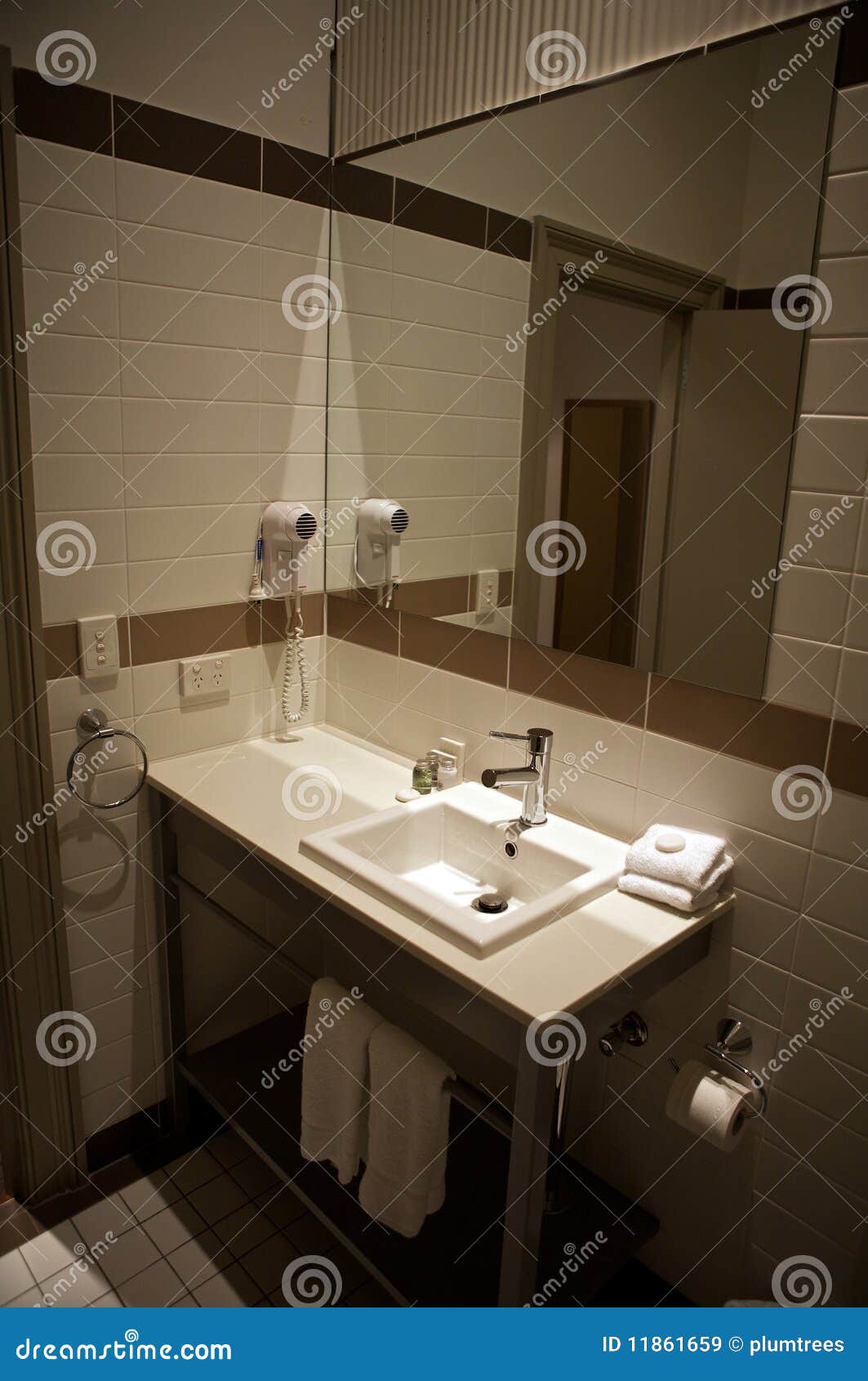 Bathroom with Washing Basin, Home Hotel Related Stock Image - Image of ...