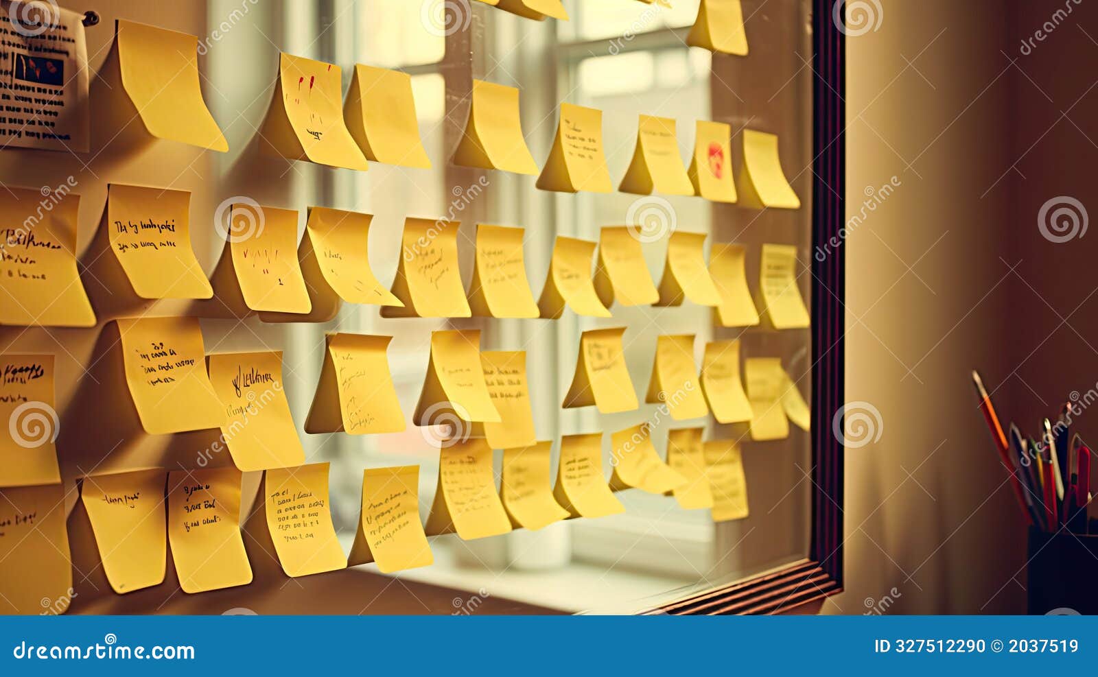 Bathroom Yellow Post it Notes Stock Illustration - Illustration of ...