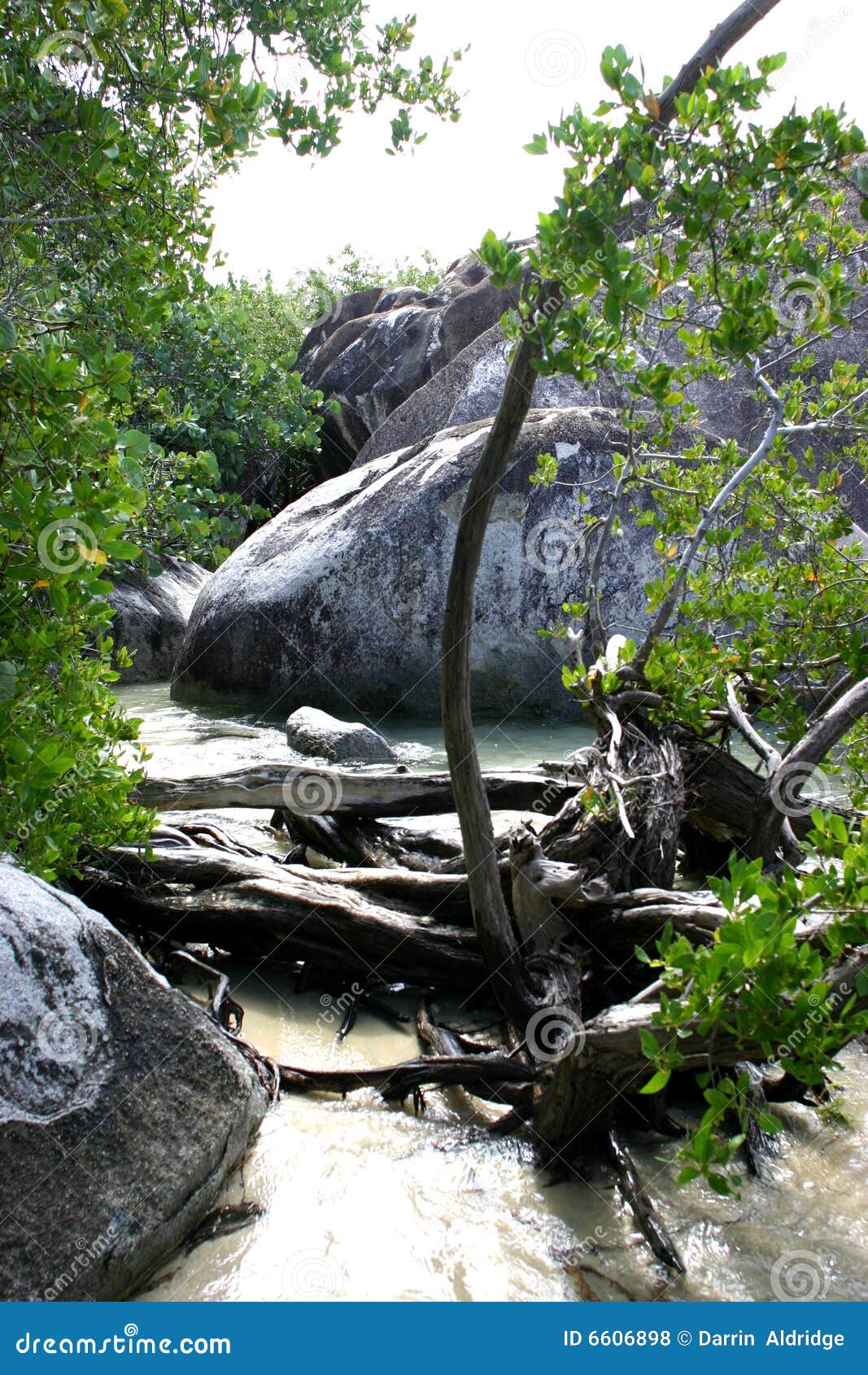 The Baths Beach Virgin Gorda Stock Photo - Image of scenic, peaceful ...