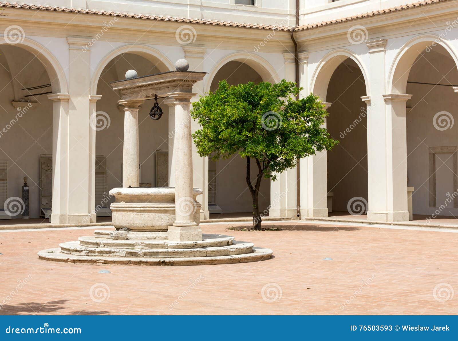 The Baths of Diocletian Thermae Diocletiani in Rome. Editorial Stock ...