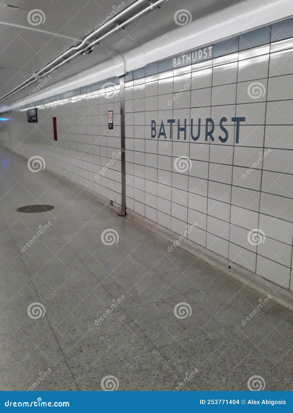 Bathurst Station in the Toronto Transit System in Toronto Ontario ...