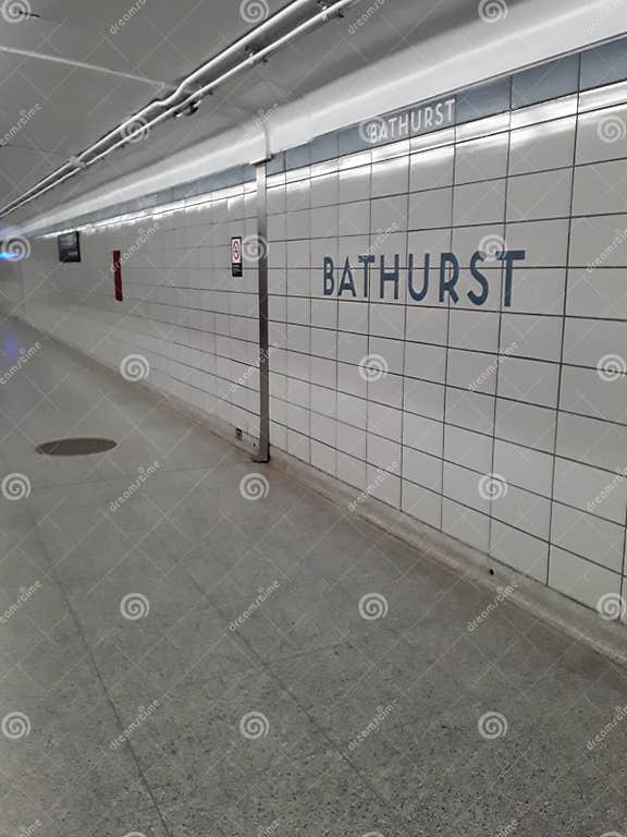 Bathurst Station in the Toronto Transit System in Toronto Ontario ...