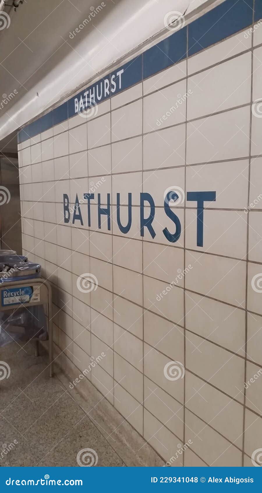 Bathurst Subway Station in Toronto Ontario Canada Editorial Stock Photo ...