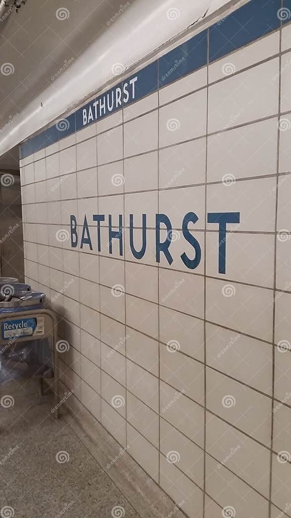 Bathurst Subway Station in Toronto Ontario Canada Editorial Stock Photo ...