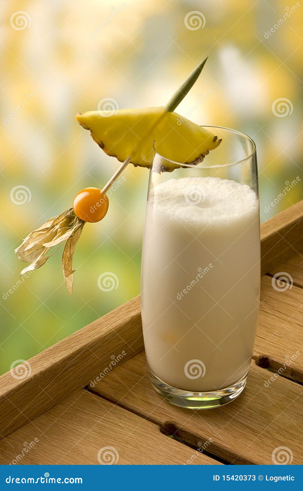 Batida de Coco cocktail stock image. Image of life, highball - 15420373