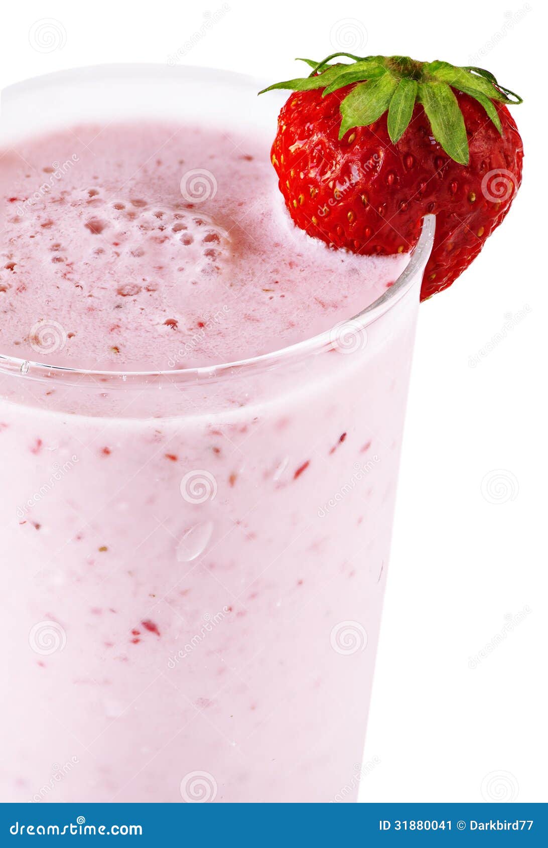 Batido do leite da morango imagem de stock. Imagem de alimento - 31880041