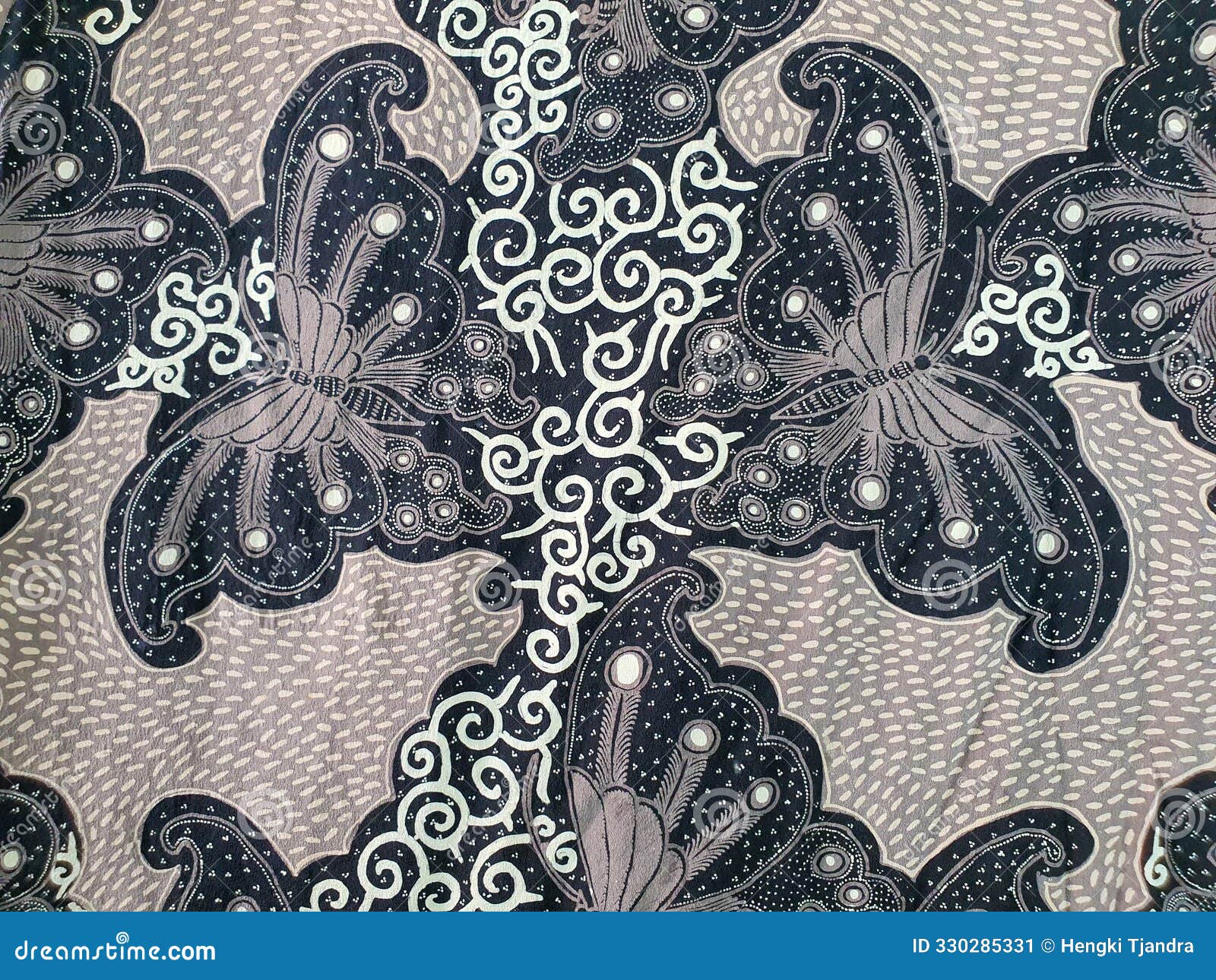 Batik with Abstract Patterns. Batik is a Beautiful Work of Art from ...