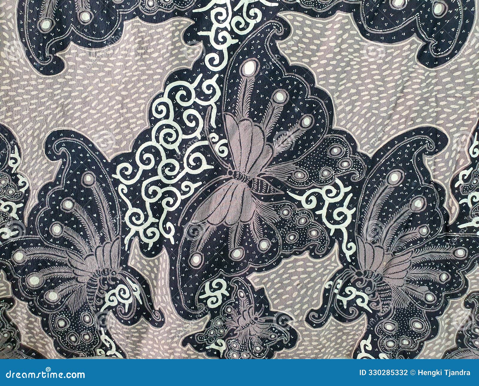 Batik with Abstract Patterns. Batik is a Beautiful Work of Art from ...