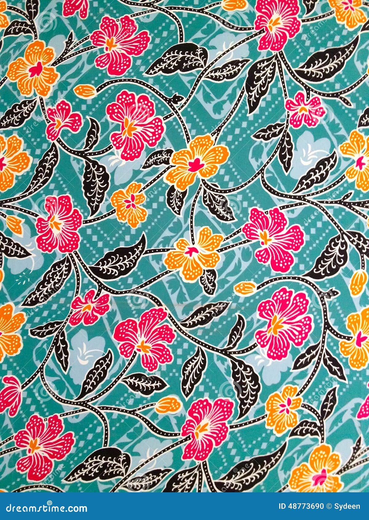 Batik background stock photo. Image of culture, material - 48773690