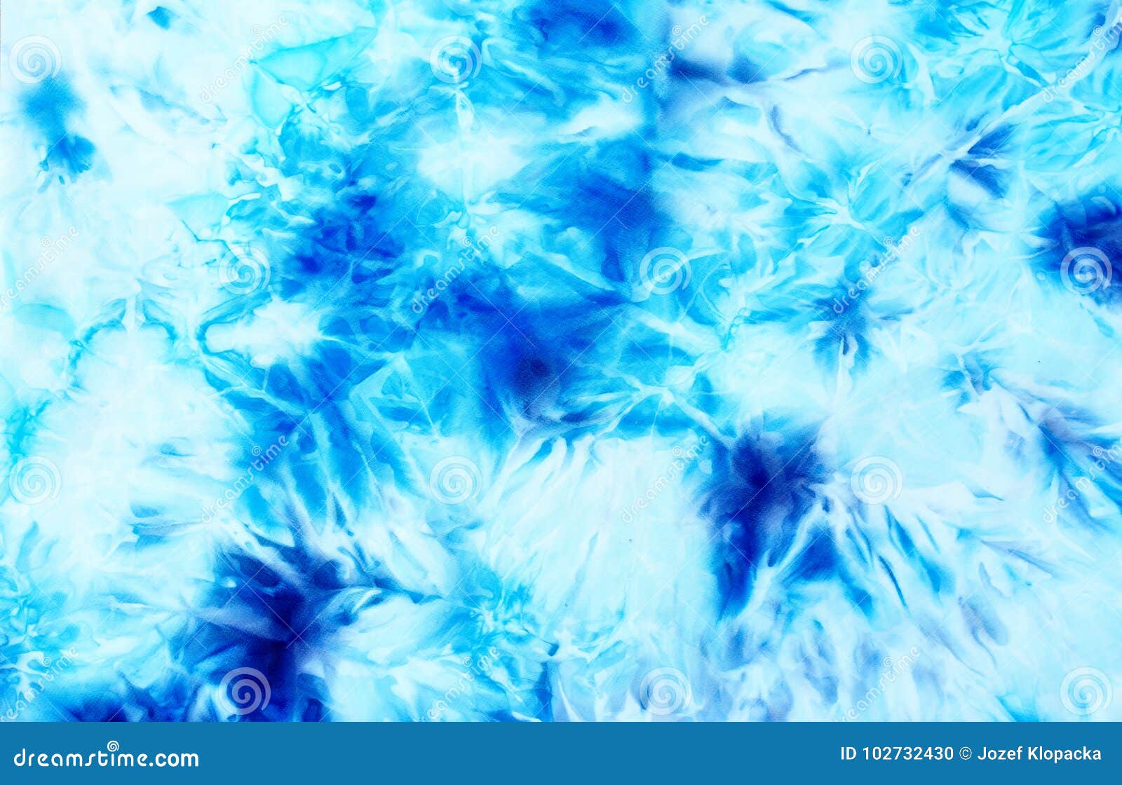 Batik Background, Textile Batik Structure. Blue Color. Stock Photo ...