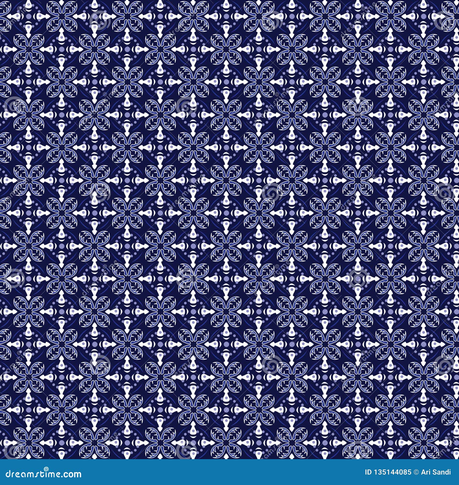 Batik Blue Tones Texture and Background Good for Print Stock ...