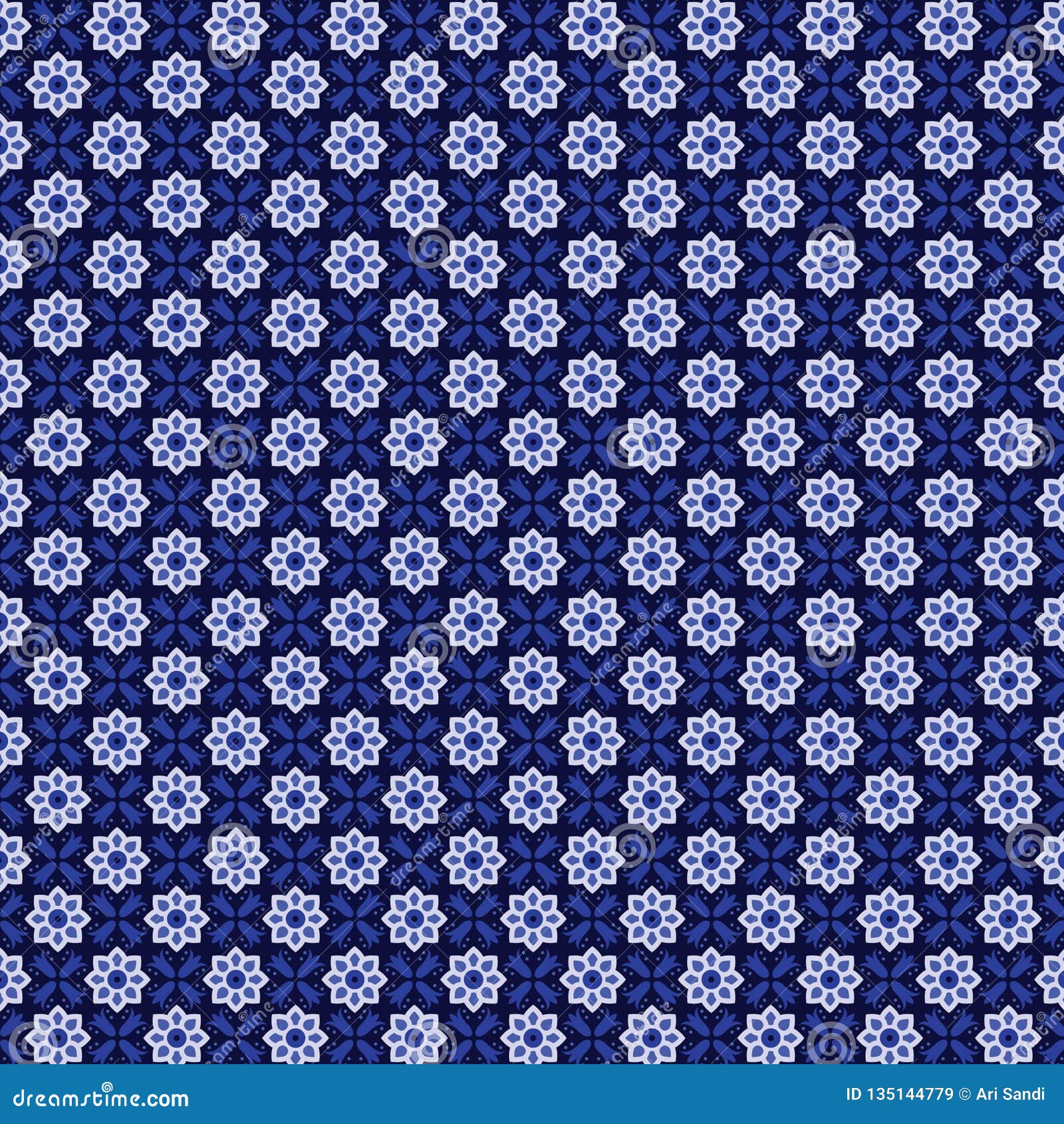 Batik Blue Tones Texture and Background Good for Print Stock ...