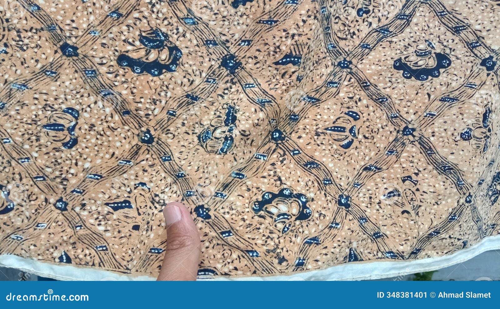Batik Cloth from Indonesia is a World-famous Craft.Brown Patterned ...