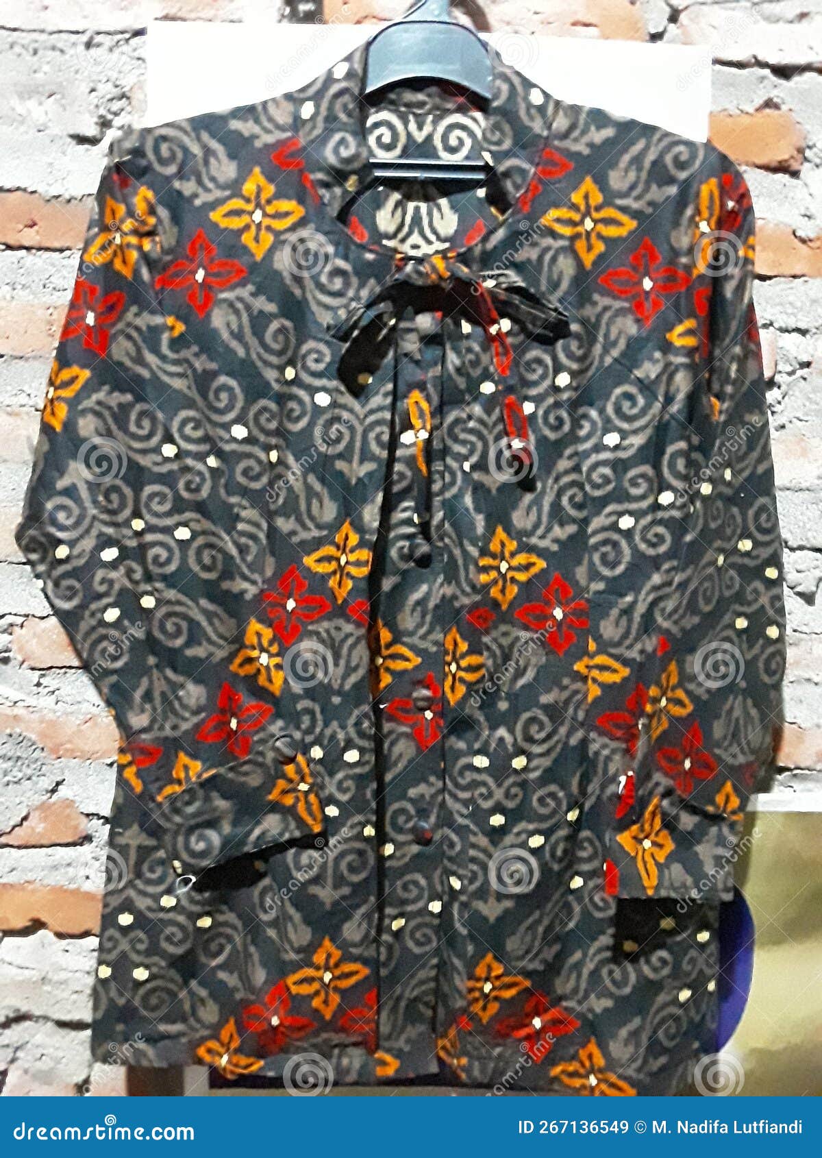 Batik clothes stock image. Image of spring, textile - 267136549