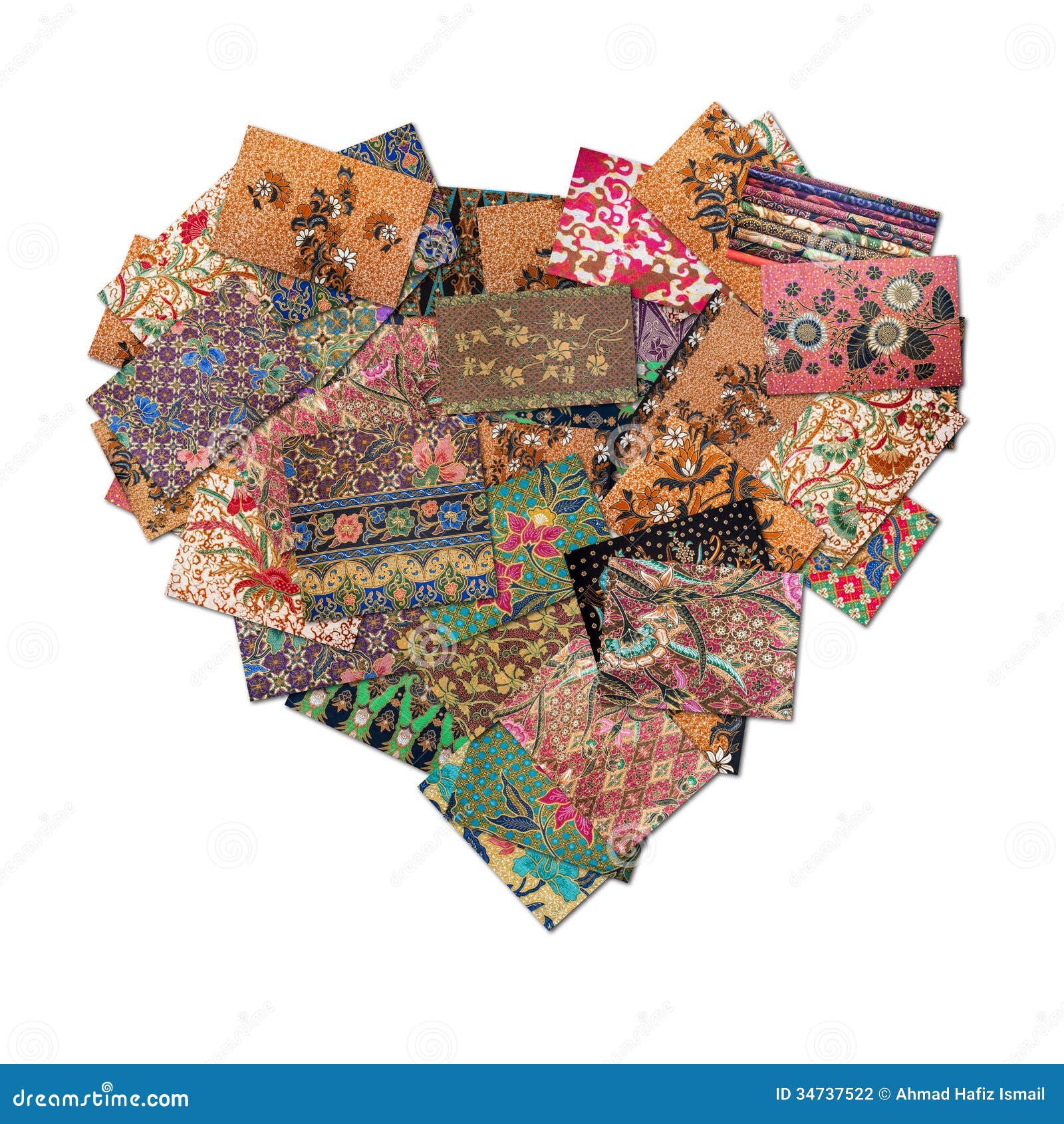 Batik Collage Stock Photo | CartoonDealer.com #34736040