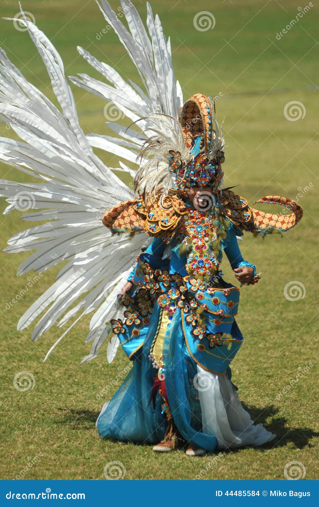 Batik Costume editorial stock image. Image of band, perform - 44485584