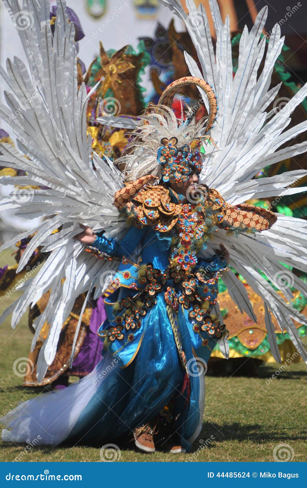 Batik Costume editorial stock image. Image of entertainment - 44485624