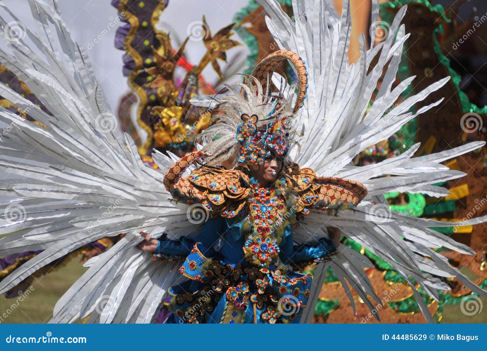 Batik Costume editorial stock image. Image of national - 44485629