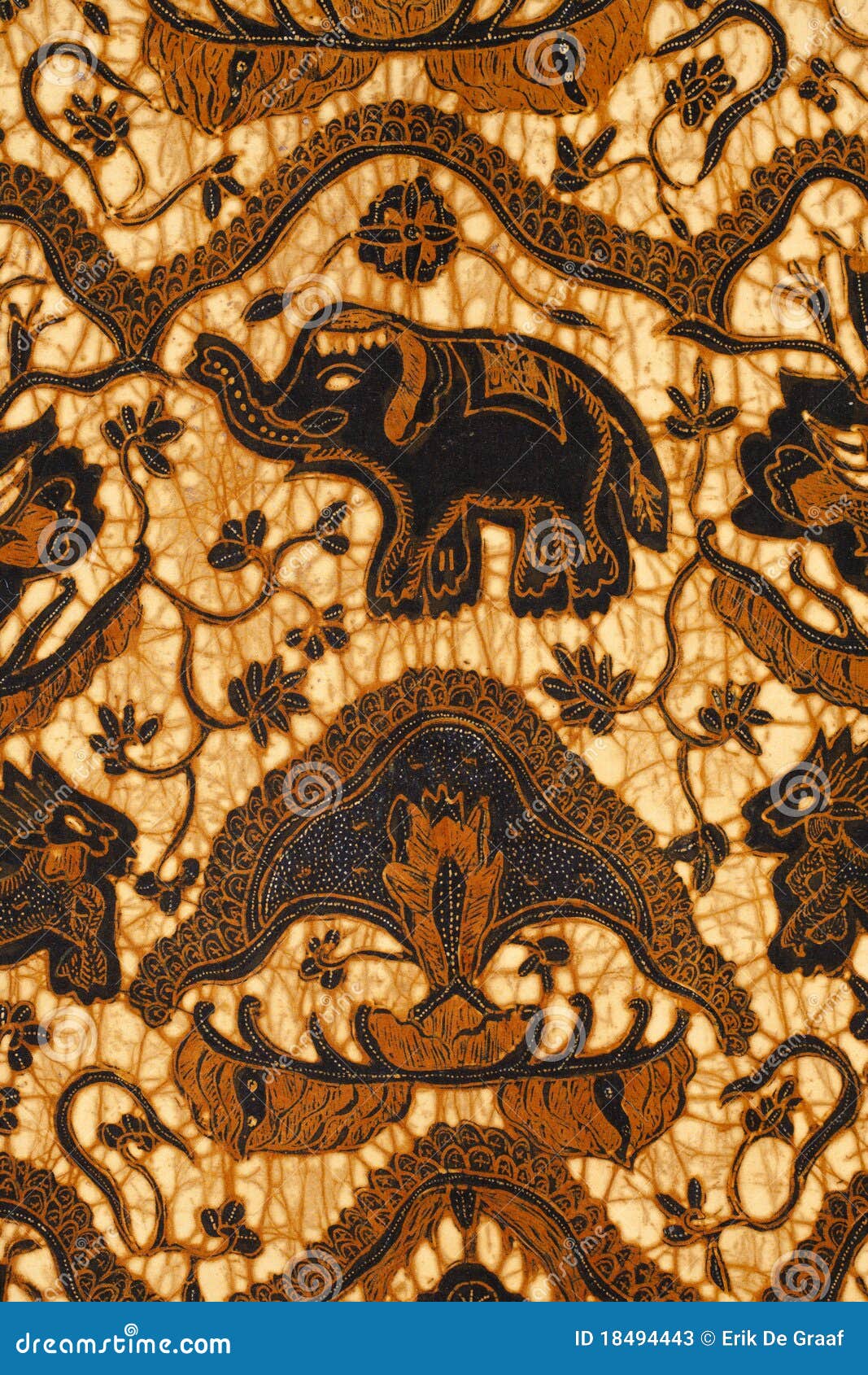 Batik design stock image. Image of east, multi, industry - 18494443