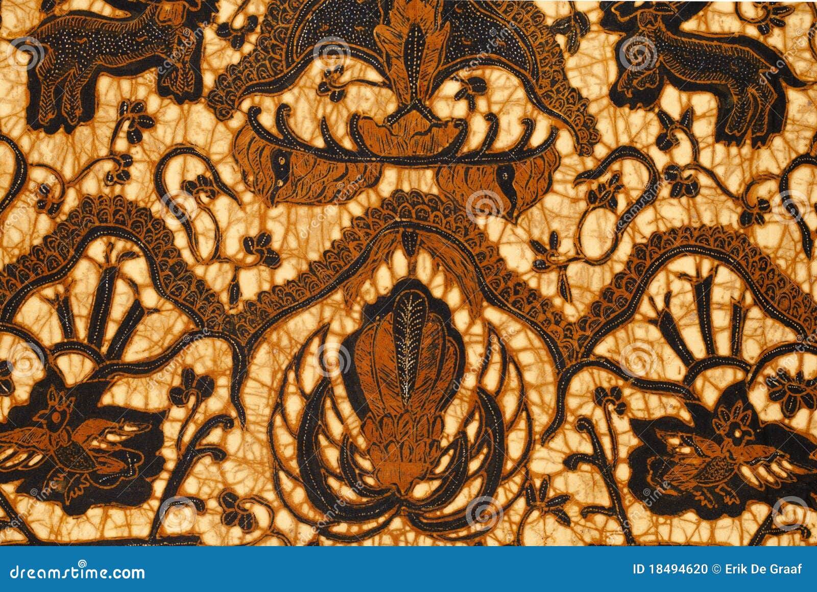 Batik design stock photo. Image of colour, bali, craft - 18494620