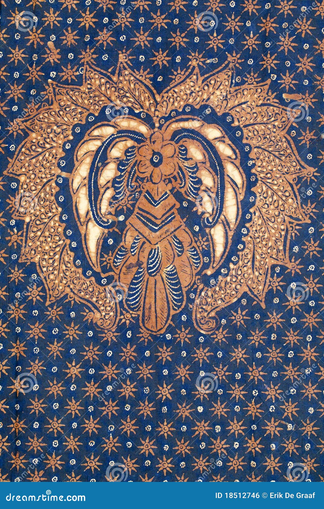 Batik design stock photo. Image of colourful, ikat, material - 18512746