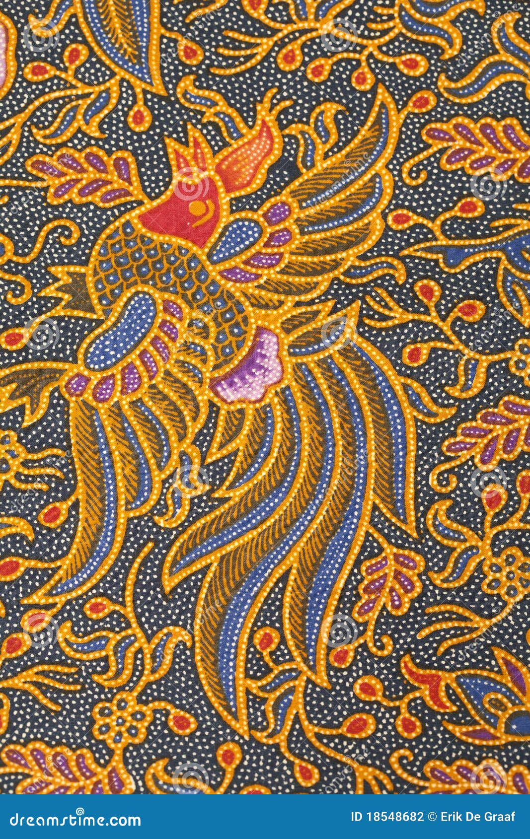 Batik design stock photo. Image of close, craft, detail - 18548682