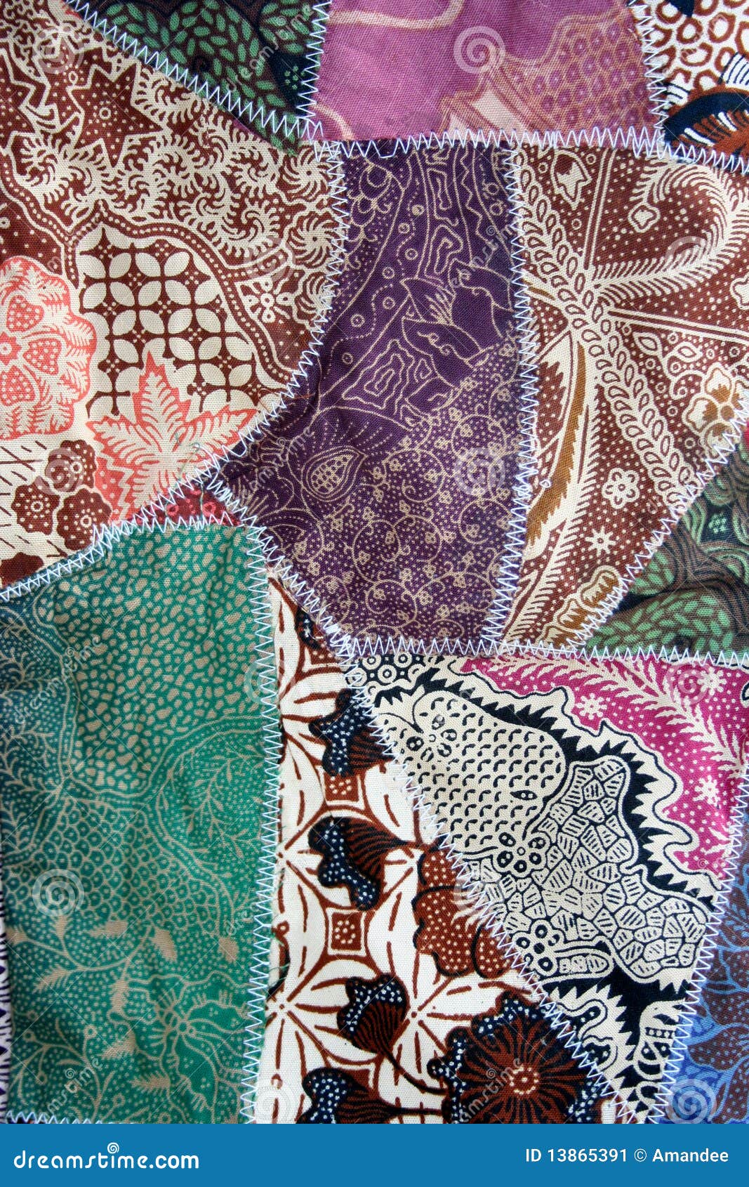 Batik Fabric Texture - Seamless Background Royalty-Free Stock Image ...