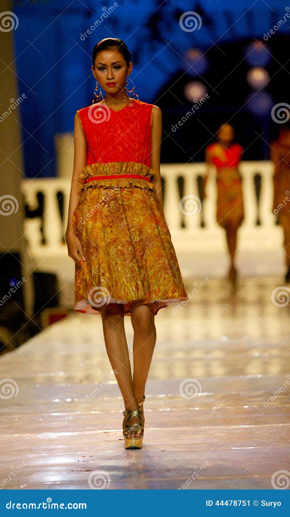 Batik fashion editorial photo. Image of solo, city, central - 44478751
