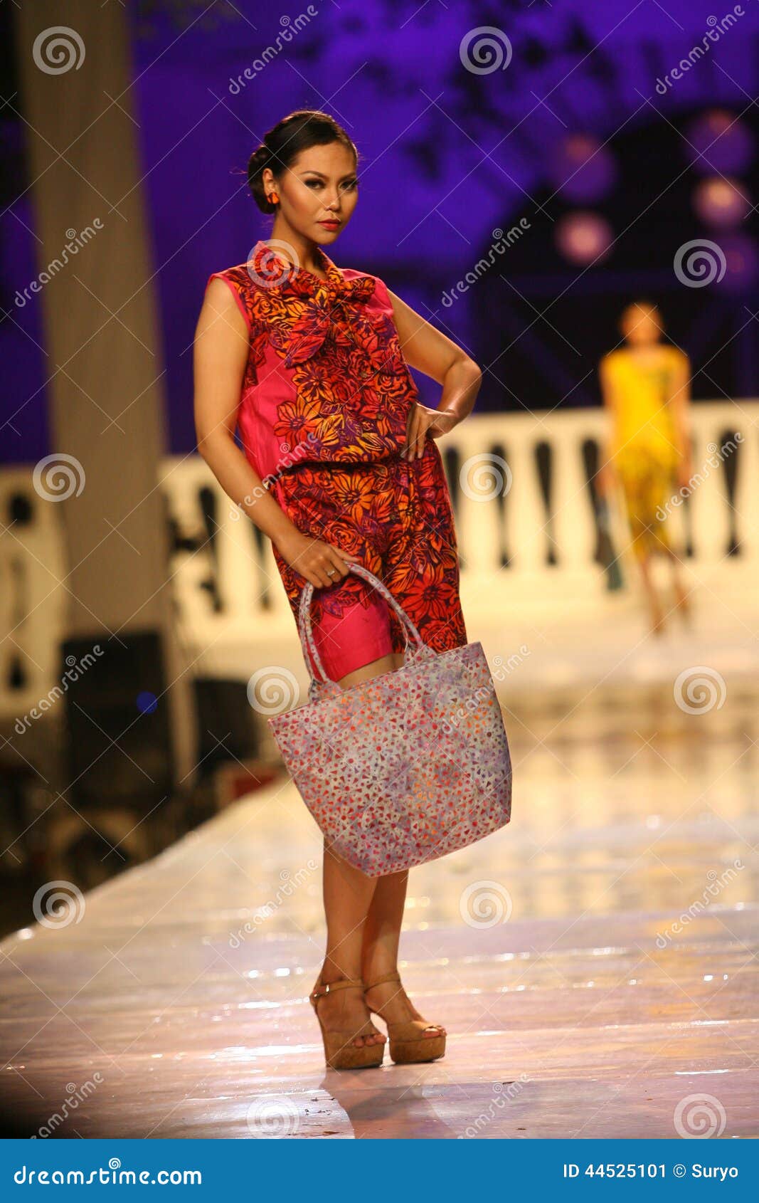 Batik fashion editorial photo. Image of performance, beauty - 44525101