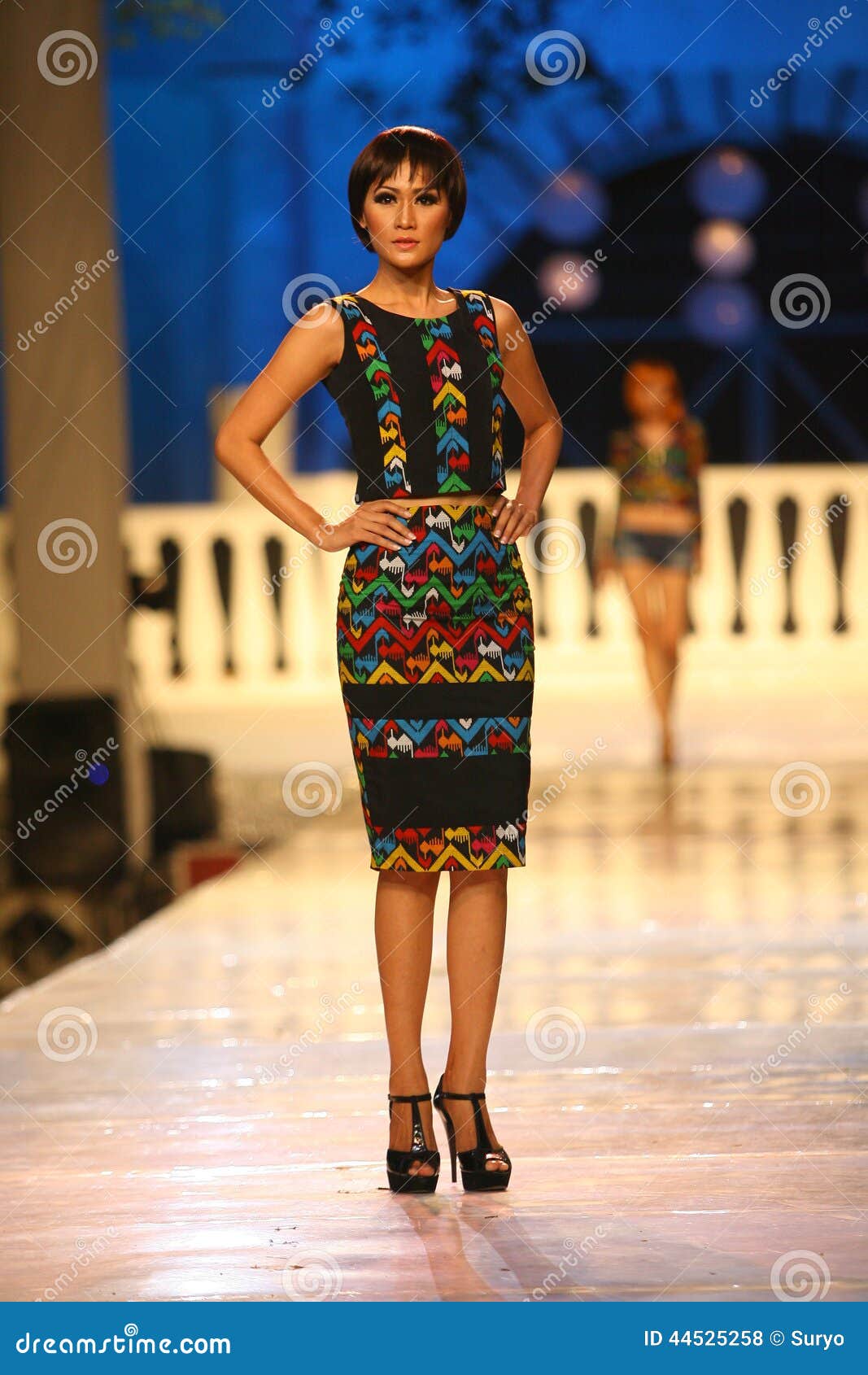 Batik fashion editorial stock photo. Image of dress, clothes - 44525258