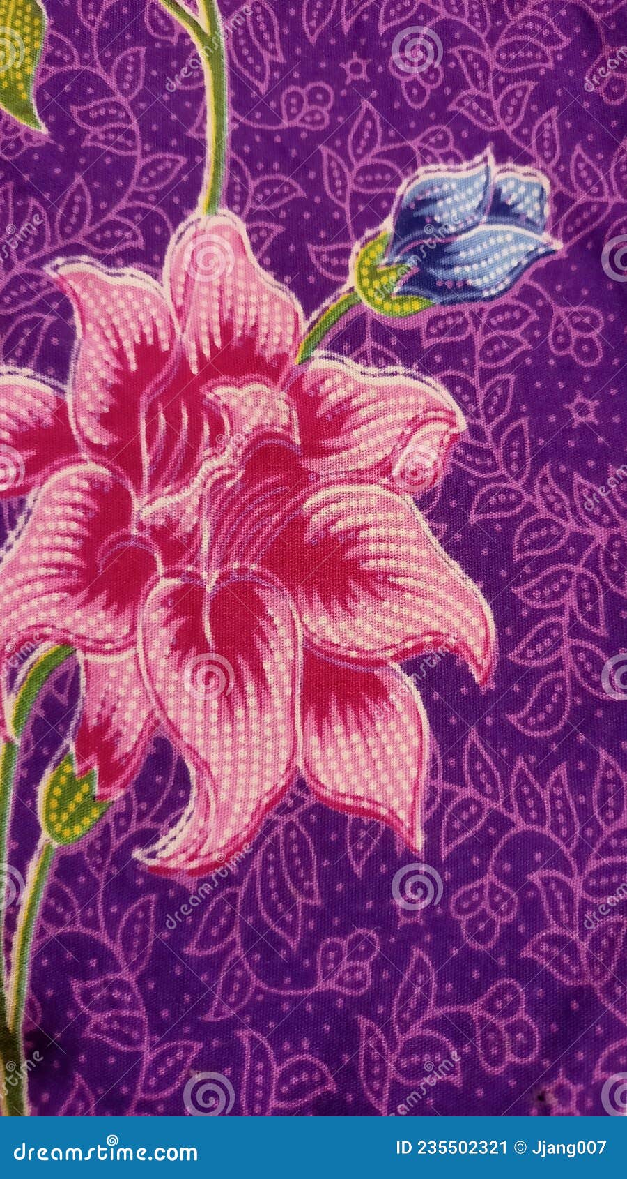 Batik Flower Bouquet Drawing Stock Image - Image of drawing, lavender ...