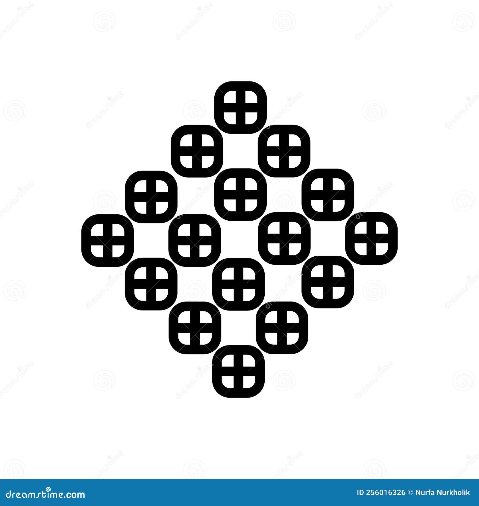 Batik Icon Design Vector Illustration Stock Vector - Illustration of ...