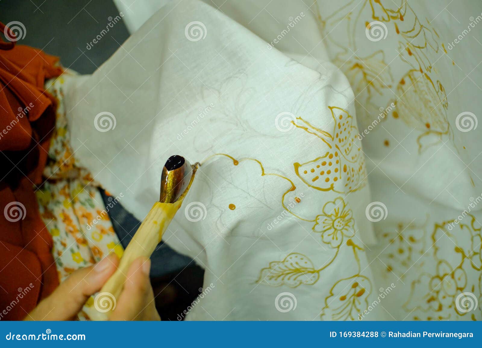 Painting batik stock photo. Image of creativity, color - 169384288