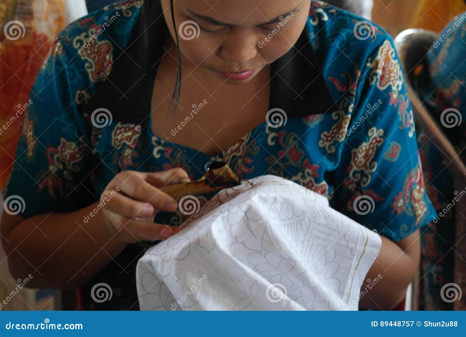 Batik Making in Bali Indonesia Editorial Photography - Image of ubud ...