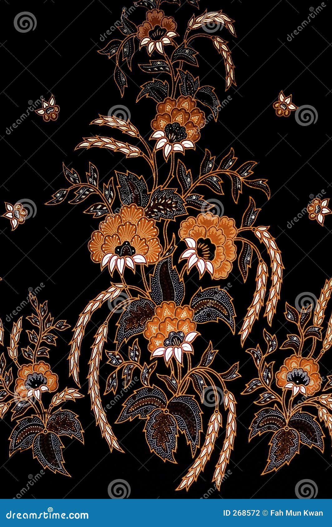 Batik malasio foto de archivo. Imagen de handmade, arte - 268572