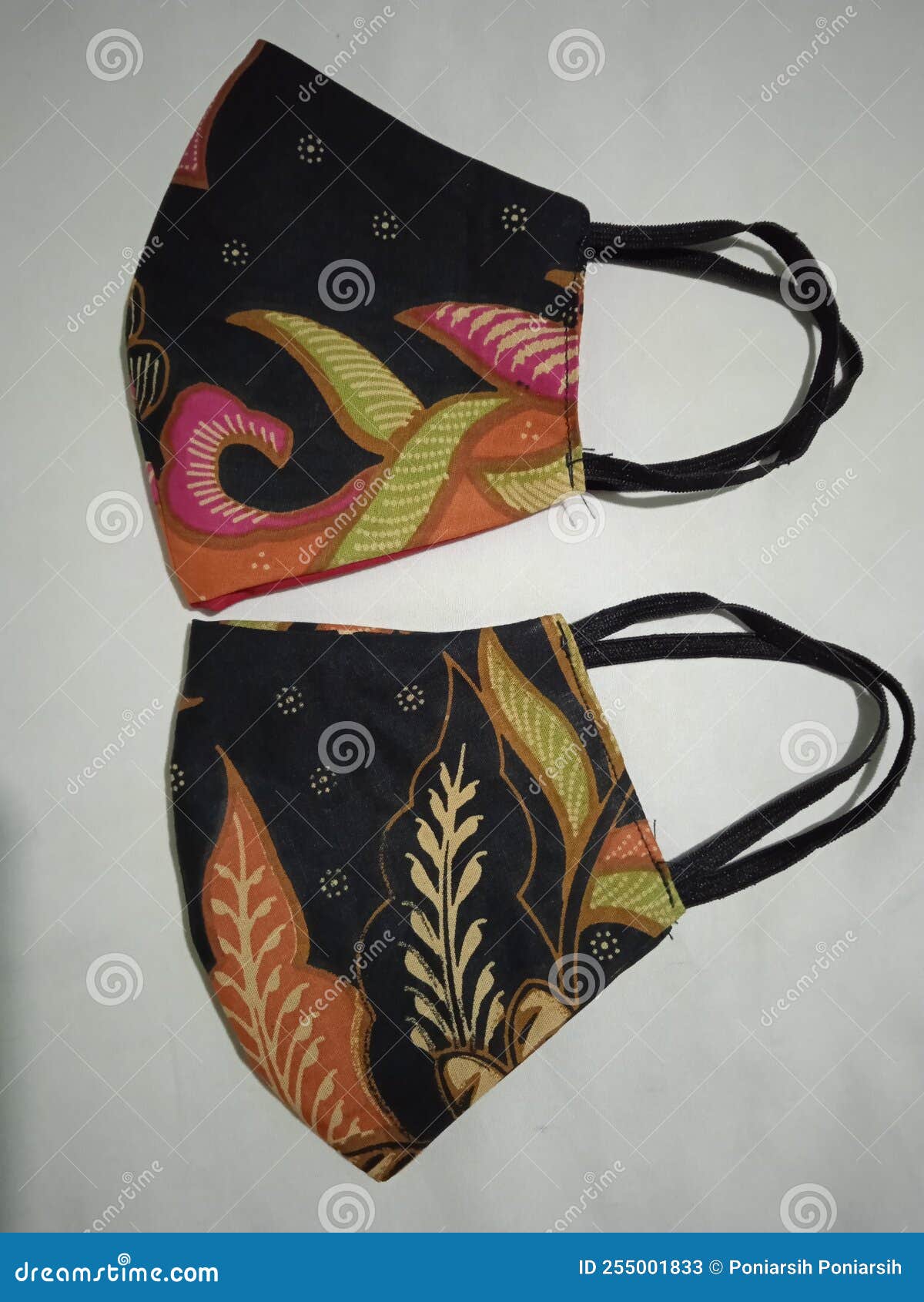 Batik mask for daily stock image. Image of pink, clothing - 255001833