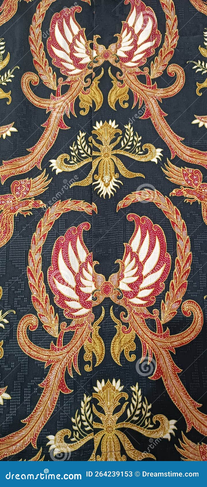 Batik Motive Line from Indonesia Stock Image - Image of heritage ...