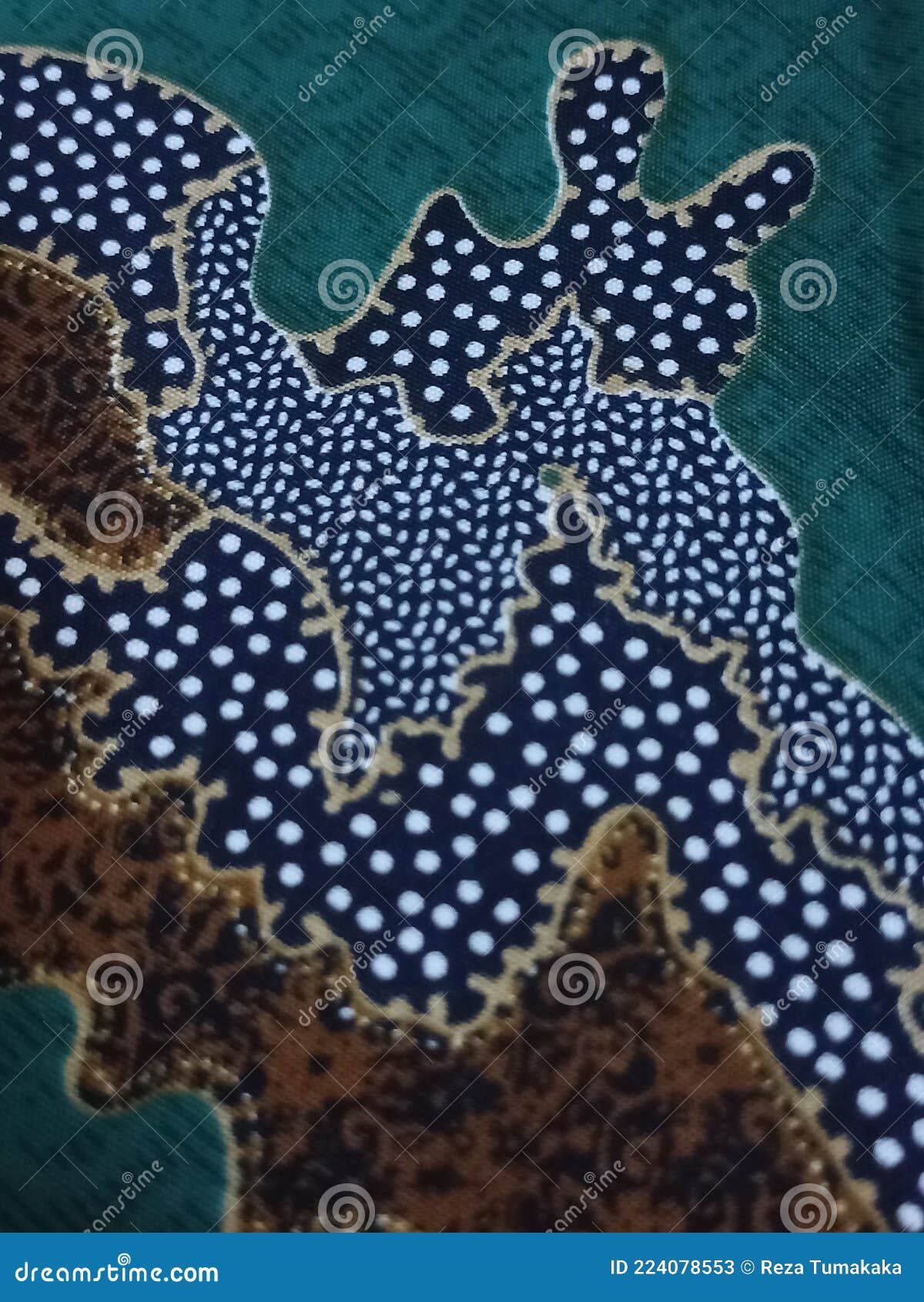 Batik with Original Island Design from Java, Indonesia Stock Image ...