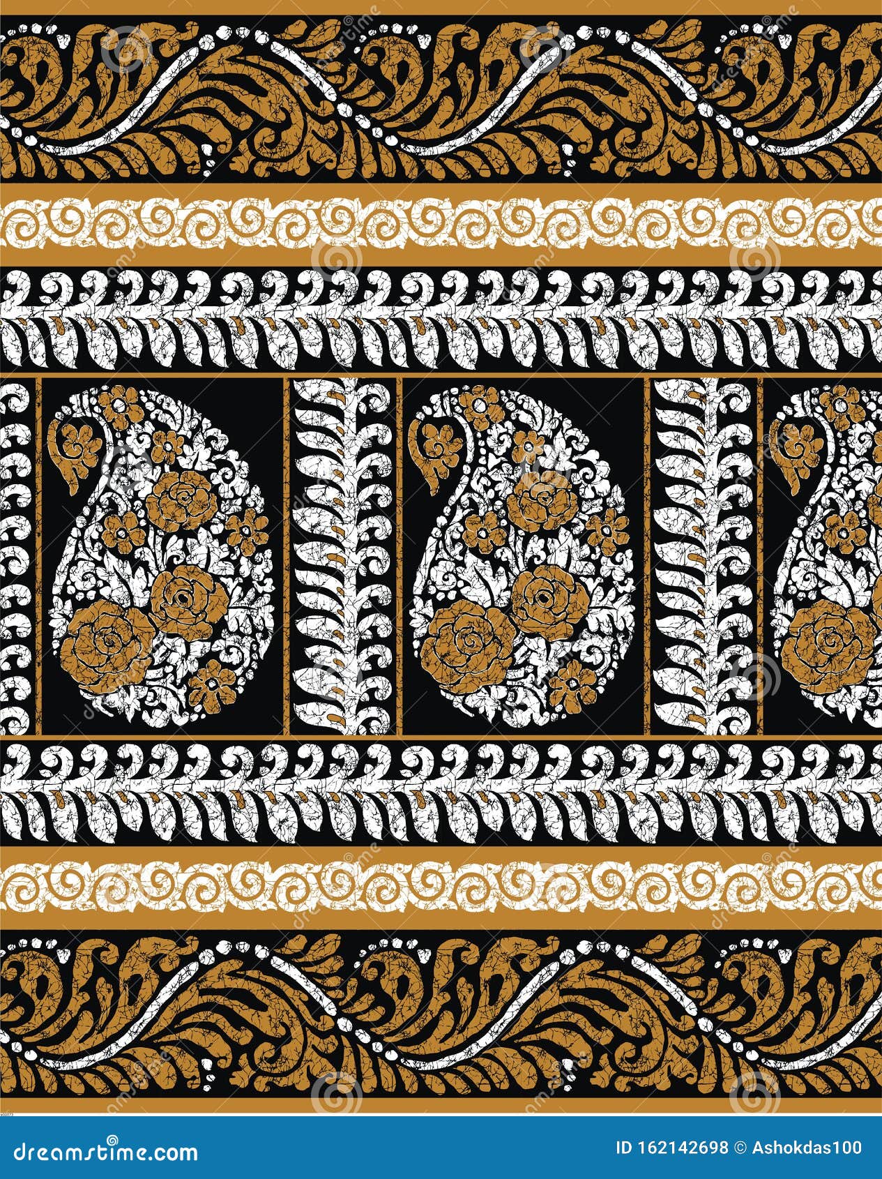BATIK Pattern ART Design for Print Stock Illustration - Illustration of ...
