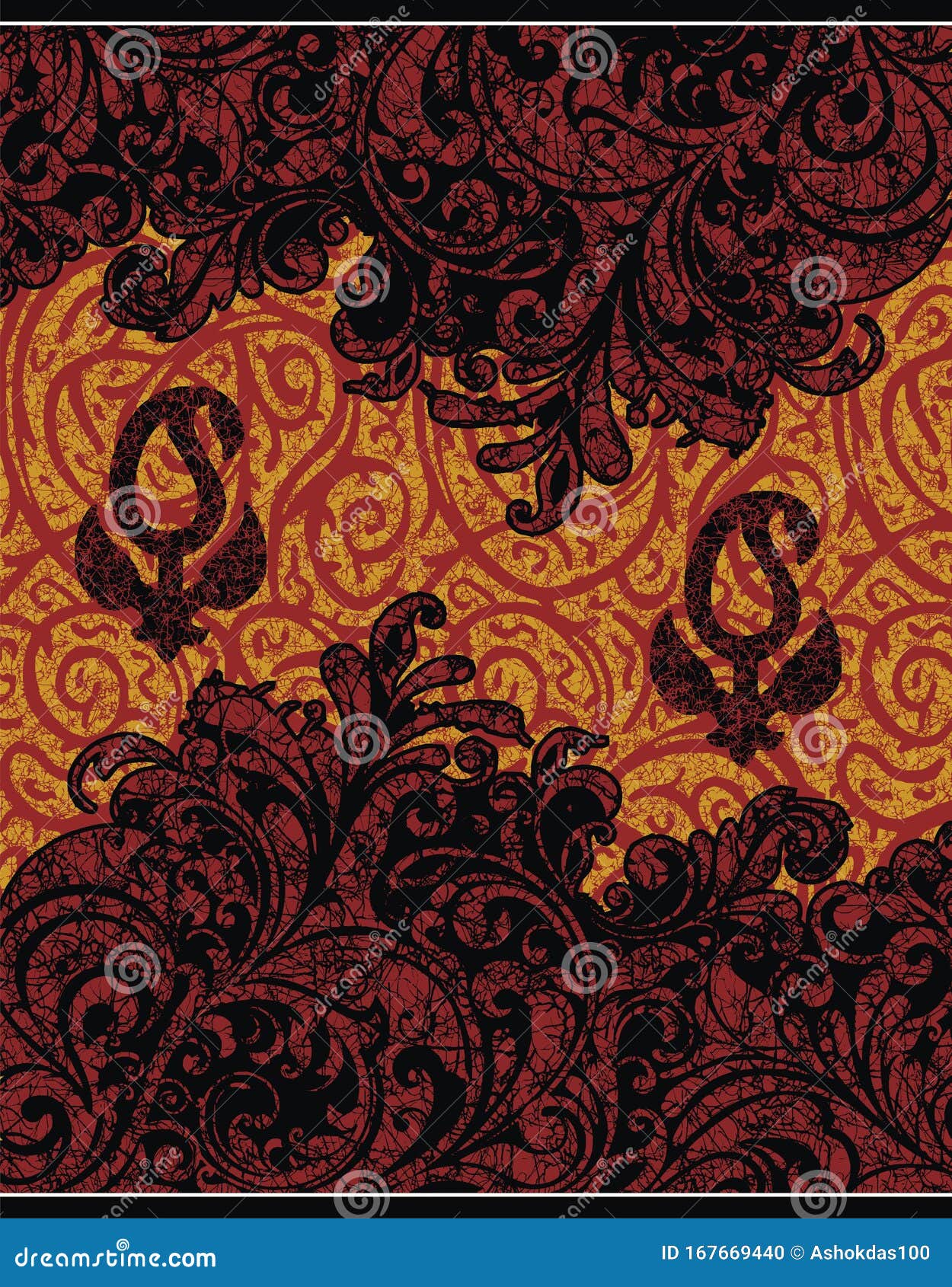 BATIK PATTERN DESIGN ALLOVER BACKGROUND for PRINT Stock Illustration ...