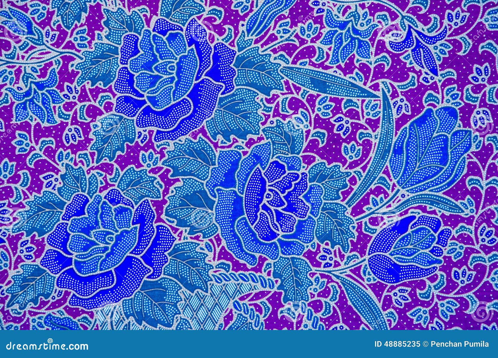 Batik Pattern, Traditional Thai. Stock Image - Image of ancient, native ...
