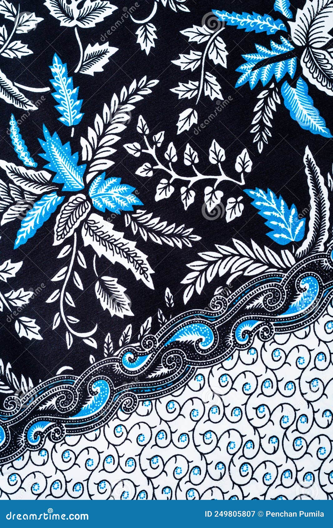 Batik Sarong Pattern Background in Thailand, Traditional Batik Sarong ...