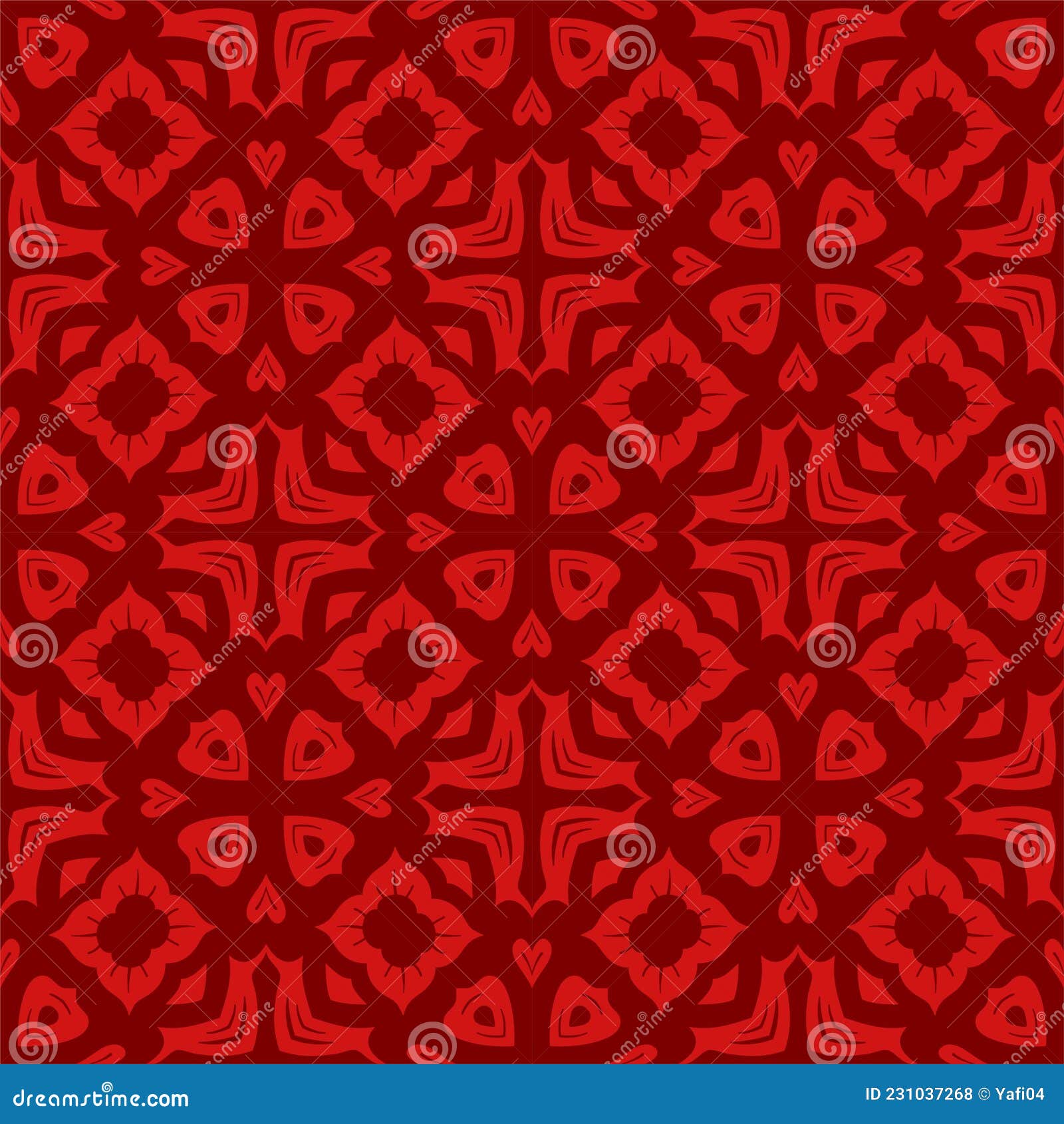 Batik Seamless Background. Songket Pattern Ornament with Vintage Style ...