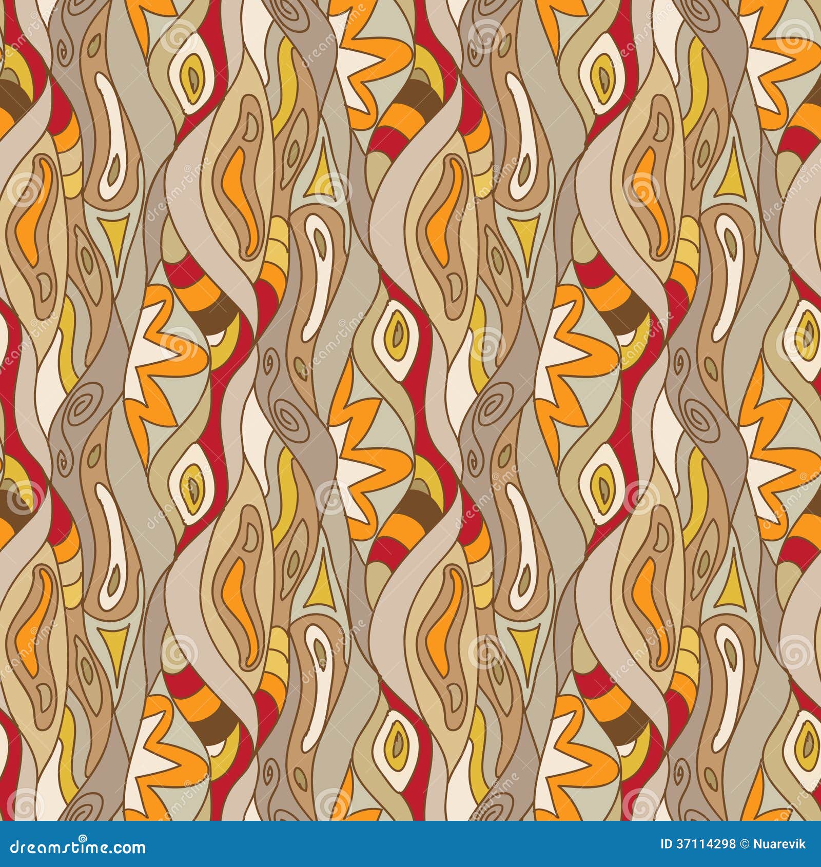 Batik Seamless Pattern stock illustration. Illustration of ornament ...