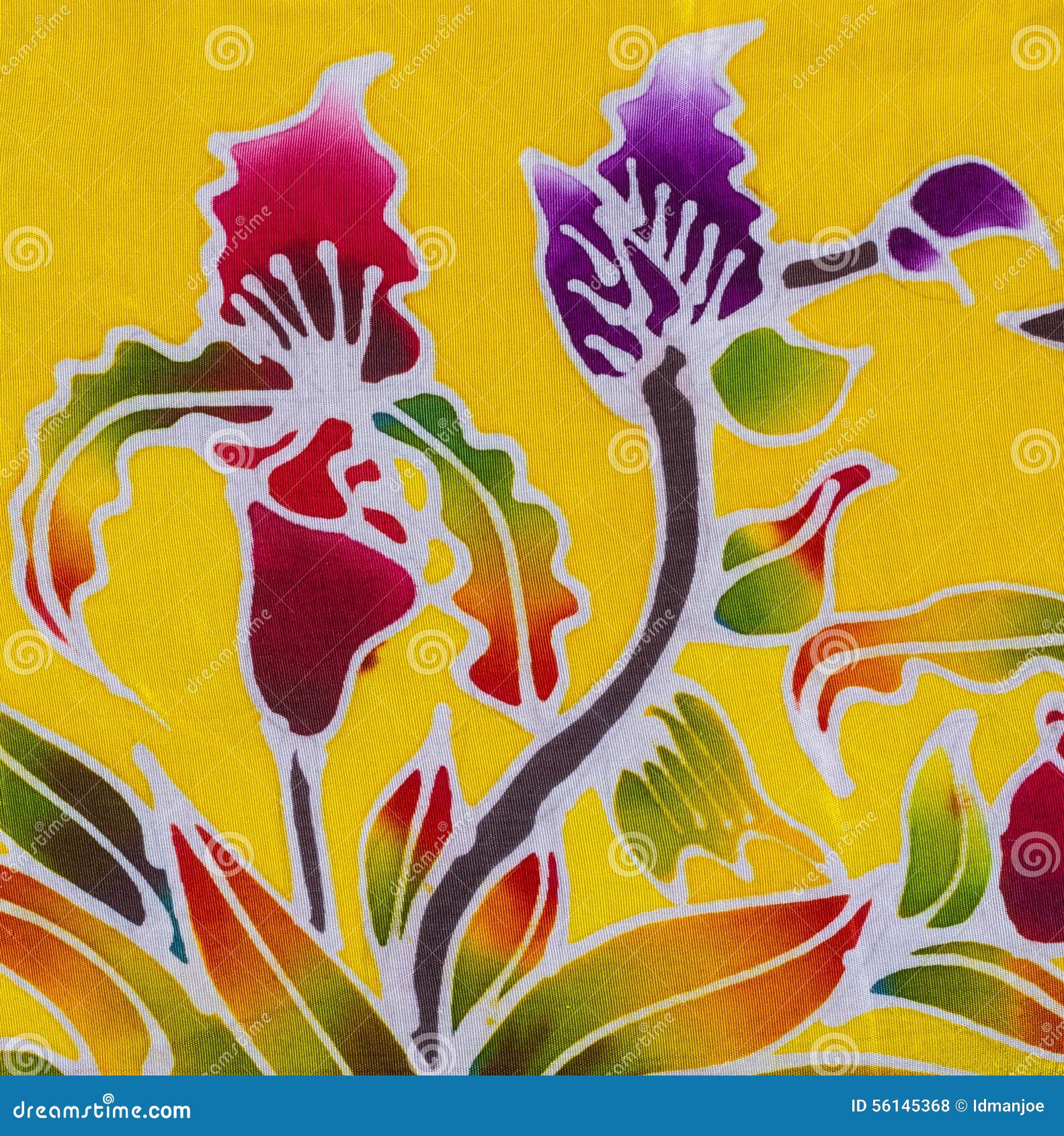 Batik Style Fabric Royalty-Free Stock Photography | CartoonDealer.com ...